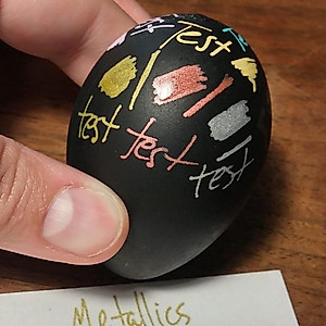 JEFFNIUB Acrylic Paint Pens Gold,Silver,Rose Gold,Paint Markers for Rocks Painting, Wood, Fabric, Glass,Ceramic,Canvas. Scrapbooking,Card Making,DIY Craft Supplies Metallic Acrylic Marker Set (0.7mm)