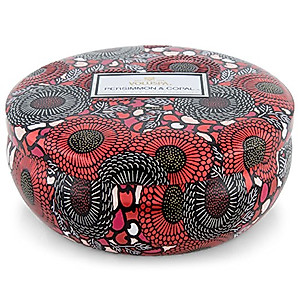 Voluspa 3 Wick Persimmon and Copal Candle, 12 Ounce