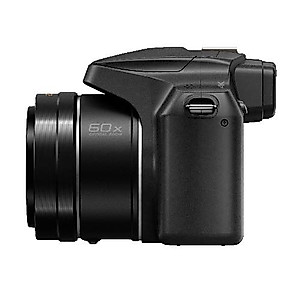 Panasonic DC-FZ80K LUMIX FZ80 18.1MP 4K 60x Long Zoom Digital Camera with Kodak 32GB Card, Holster Bag, and Flexible 12-inch Spider Tripod Bundle (4 Items)