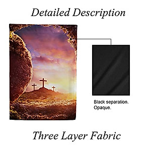 My Little Nest Seasonal Garden Flag Easter Day Sunrise Vertical Garden Flags Double Sided for Home Farmhouse Yard Holiday Flag Outdoor Decoration Banner 12"x18"