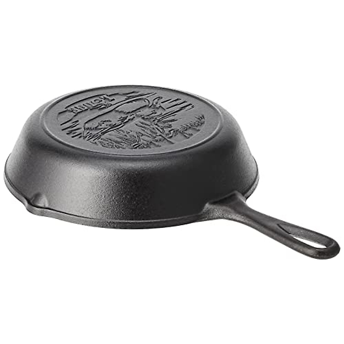 Lodge Wildlife Series - 8 Inch Seasoned Cast Iron Skillet with Duck Scene