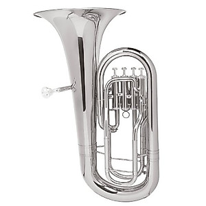 Mendini MEP-N Nickel Plated B Flat Euphonium with Stainless Steel Pistons