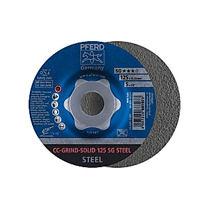 Pferd 61201 5" CC-Grind-Solid 7/8" A.H. - SG for Steel