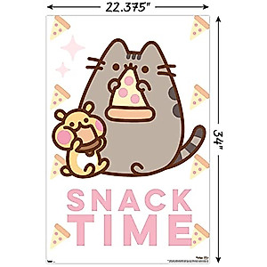 Trends International Pusheen - Snack Time Wall Poster, 22.375" x 34", Unframed Version
