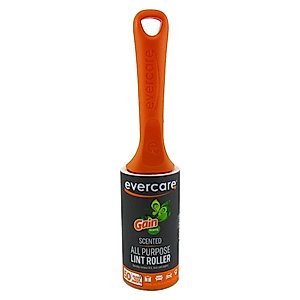 Evercare Gain Scented All-Purpose Lint Rollers, Orange, Pack of 3 (150 Sheets Total)