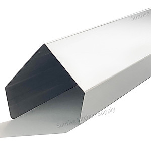 Sunrise Kitchen Supply Stainless Steel Deep Fryer Joining Strip/Connector (23 3/8"L x 2 3/8"W)