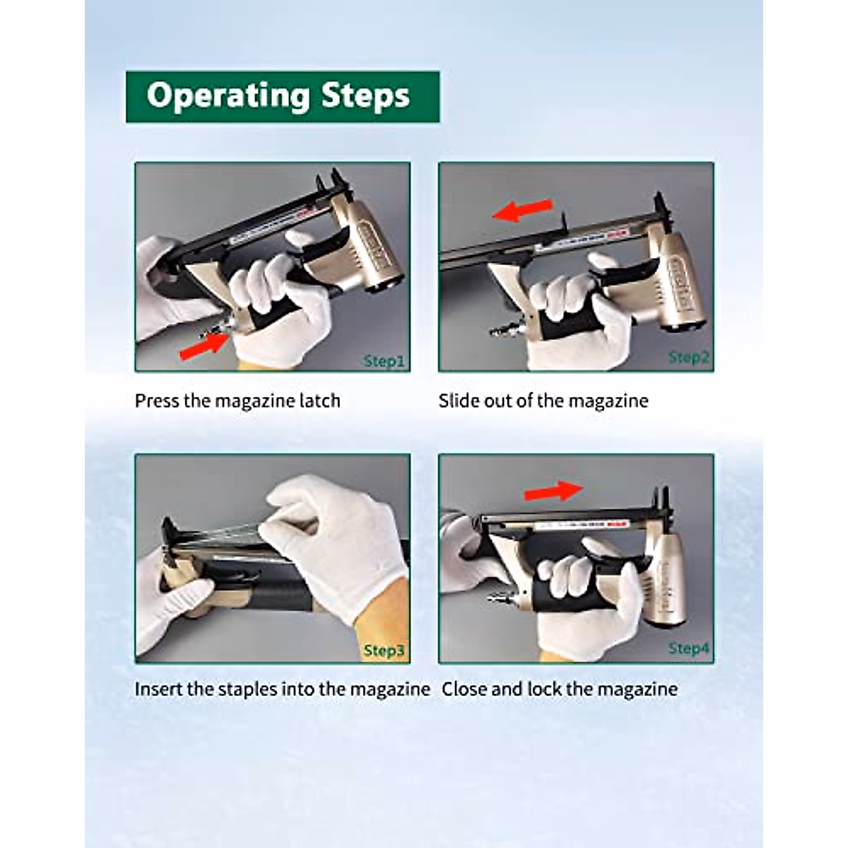 meite 22G71S38 22 Gauge 71 Series 3/8" Crown Wide 3/8" Leg Length Galvanized Staples for Upholstery Stapler 10,020 PCS/Box (1 Box)