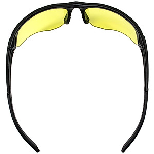 Epoch Eyewear Grunt Tactical Shooting Range Safety Sunglasses Black Frames with Yellow Lenses