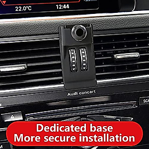 LUNQIN Car Phone Holder for 2008-2016 Audi Q5, 2014-2017 Audi SQ5 Auto Accessories Navigation Bracket Interior Decoration Mobile Cell Phone Mount