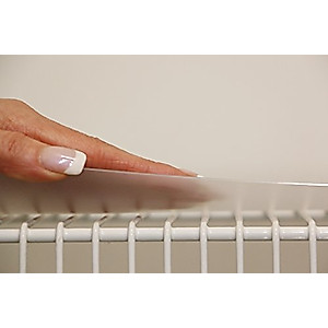 Pantry Shelf Liner, Wire Shelf Liners for Closet and Pantries (Set of 4) 16 x 48 inch - Plastic Closet Liners