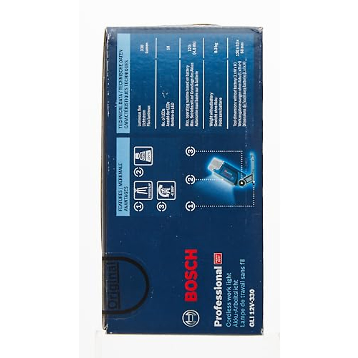 Bosch 06014A0000 10.8 V Cordless Li-Ion Torch