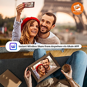 MaxAngel 4 Pack Digital Photo Frame 10.1 Inch WiFi Electronic Picture Frame IPS Touch Screen HD Display 32GB Storage SD Card Slot Auto-Rotate Slideshow Share Videos Photos Remotely Via Uhale App