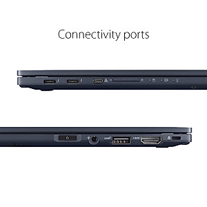 ASUS ExpertBook B5 Thin & Light Flip Business Laptop, 13.3” FHD OLED, Intel Core i7-1165G7, 1TB SSD, 32GB RAM, all day battery, Enterprise-grade video conference, NumberPad, Win 10 Pro, B5302FEA-XH77T