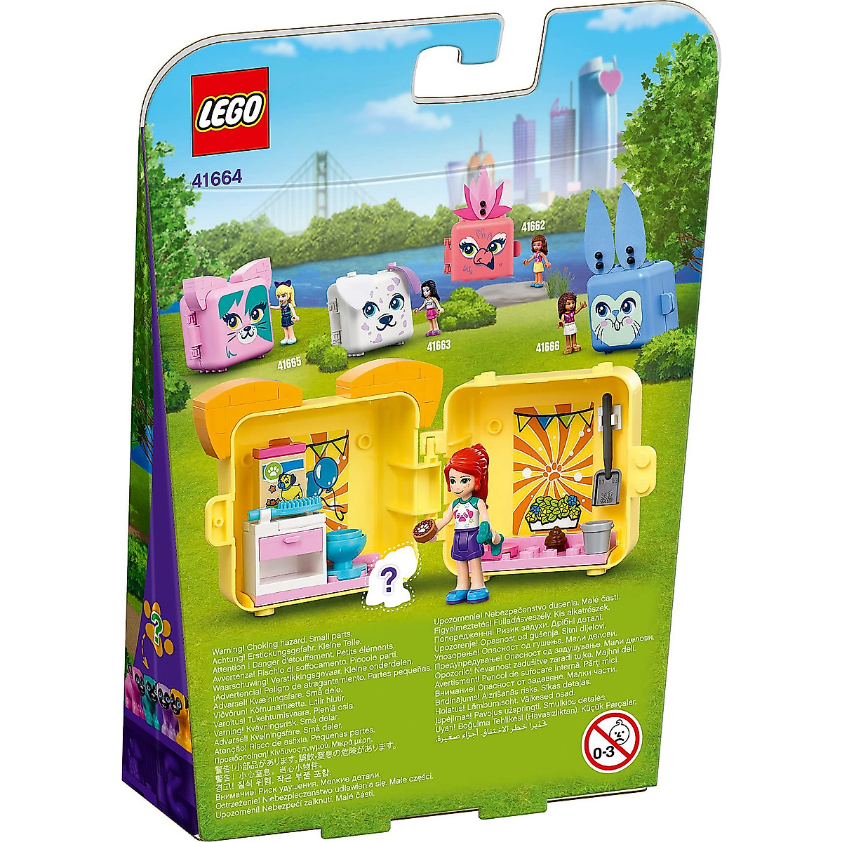 LEGO Friends Mia’s Pug Cube 41664 Building Kit; Pug Toy Creative Gift for Kids with a Mia Mini-Doll Toy; Dog Toy is The Perfect Present for Kids Who Love Portable Playsets, New 2021 (40 Pieces)