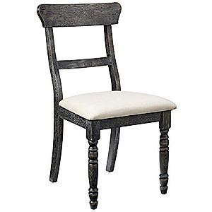 Selena 5 Pcs Dining Set, Weathered Gray