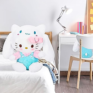 14 Inch Kitt Cinnamon Roll Plush Toys, Lovely Cartoon Soft Stuffed Animals Pillow Doll, Perfect Anime Plush Figure Toy, Birthday Party Favor Gift for Girls Boys Kids Anime Fans