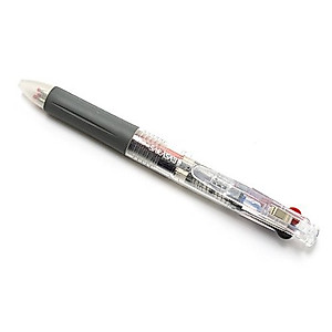 Zebra Sarasa 3 Color Gel Ink Multi Pen - 0.5 mm - Clear Body