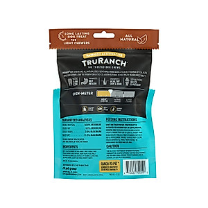 TRURANCH Collagen Pretzels, Bully, Healthy Joint Support Dog Treat, Rawhide Alternative, Skin & Coat Health, 1 Bag, 8 Count