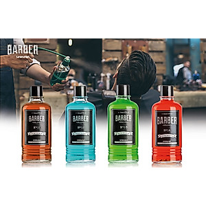 Marmara Barber Cologne - Best Choice of Modern Barbers and Traditional Shaving Fans Glass Bottle (500 ml, No2)