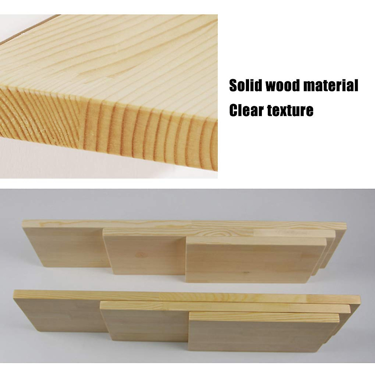 YNAYG Folding Wall-Mounted Table Wall-Mounted Folding Table Multi-Function Wall Mount Laptop Desk Writing Desk Home Office Computer Desk,Solid Wood,Paint Free,Size Optional