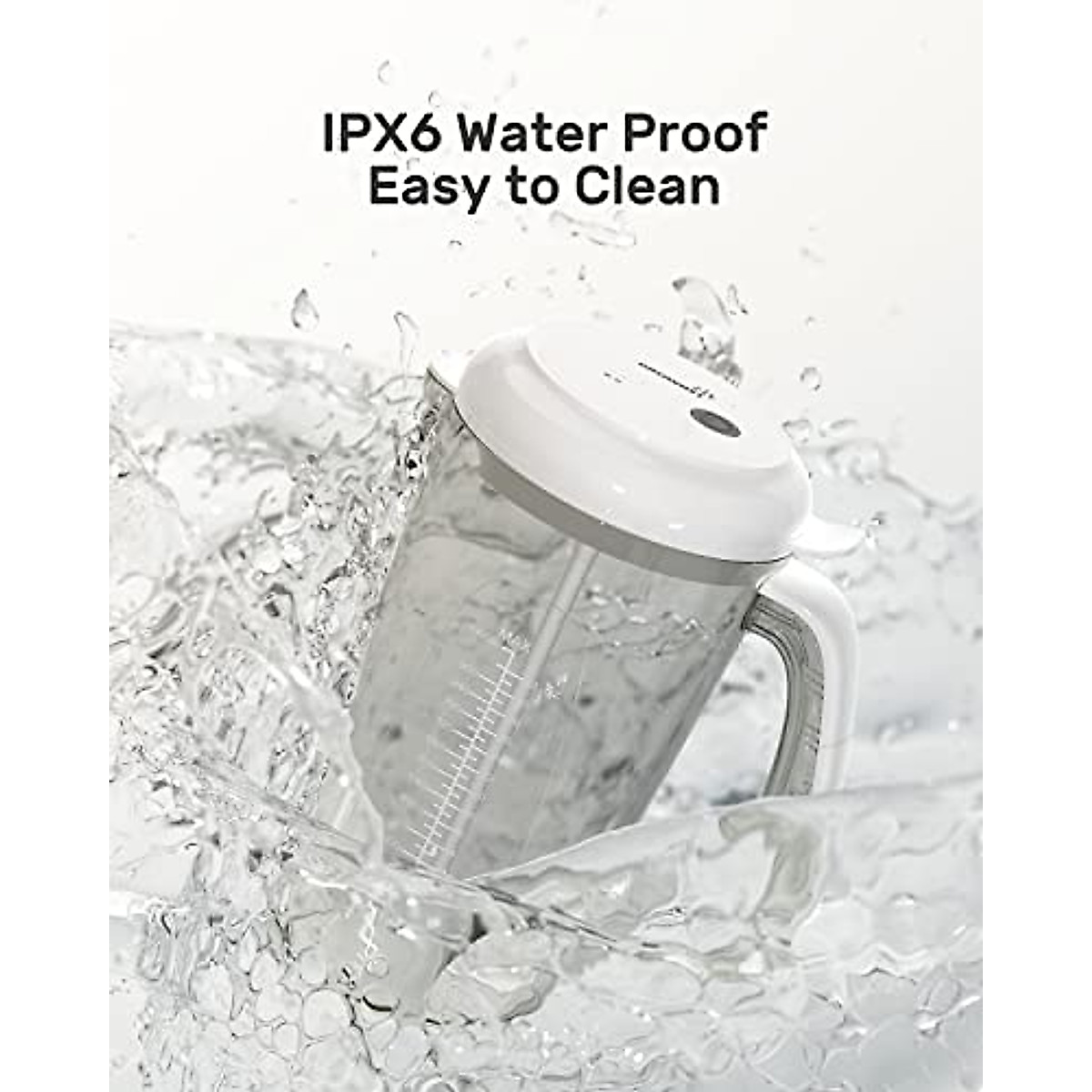 Grownsy Baby Formula Mixer Pitcher 32OZ, Magnetic Charging Electric Formula Mixing Pitcher, Auto Mixing for Formula Powder, Breastmilk, Without Air Bubbles or Lumping, BPA Free, Easy to Clean