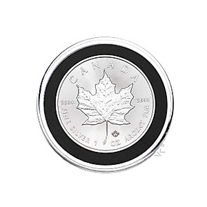 10 Black Ring Type 38mm Air Tite Coin Holders for Silver Dollars