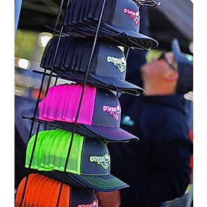 Diesel Life - Men's Injector Skull Hoodie - Black/Red/Yellow - Small