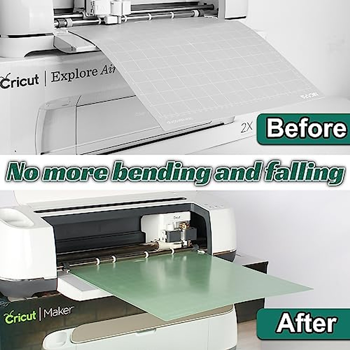𝗟𝗢𝗣𝗔𝗦𝗔 Extension Tray Compatible with Cricut Maker 3, Maker, Explore 3, Explore Air 2, Cricut Tray Extender Accessories and Supplies for 12x12 Cutting mat (Maker and Explore Both Available)