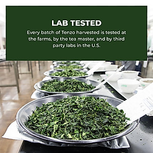 Tenzo Matcha Green Tea Powder Original Blend (1.06 Ounce) with Whisk Drink Mixer