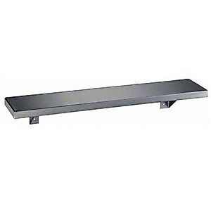 Bobrick - 298x18 298 Stainless Steel Shelf, Satin Finish, 18" Length x 8" Width
