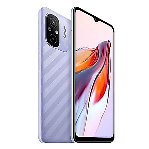 Xiaomi Redmi 12C 4G LTE (64GB + 3GB) Factory Unlocked GSM 6.71" 50MP Dual Camera (ONLY T-Mobile/Mint USA Market) + (w/Fast Car Charger Bundle) (Lavender Purple)