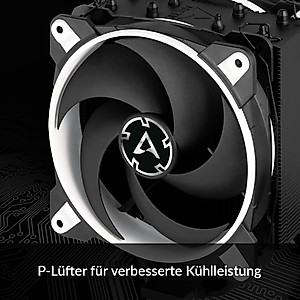 ARCTIC Freezer 34 Esports Duo - Tower CPU Fan with BioniX P-Series case Fan in Push-Pull, 120 mm PWM CPU Air Cooler, for Intel and AMD Socket, LGA1700 Compatible - White