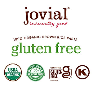 Jovial Whole Grain Brown Rice Egg Tagliatelle Pasta - Pasta Tagliatelle, Tagliatelle Pasta, Whole Grain Pasta, Organic Pasta, Gluten Free, Dairy Free, Brown Rice Pasta, Made in Italy - 9 Oz, 2 Pack