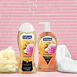 Softsoap Moisturizing body wash, macademia, 20 ounce pump, 20 Fl Oz, 4 Packs