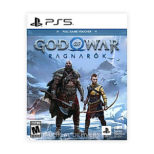 PlayStation 5 Enhanced Storage 1.8TB Disc Version Console - PS5 Disc Console with 1.8TB Ultra-High Speed PCIe Gen 4 NVNe SSD, DS Controller, Case, White, with GOW Voucher