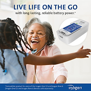 Inogen Extended (16-cell) Battery - for the Inogen One G5/Inogen Rove 6 - Up to 12 hours, 45 minutes of battery life on setting 1-2.18 lbs.