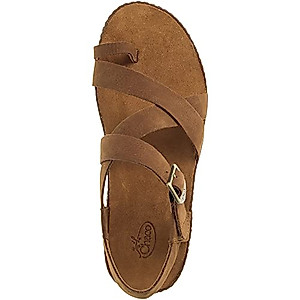 Chaco Women's Wayfarer Loop Sandal, Toffee, 6