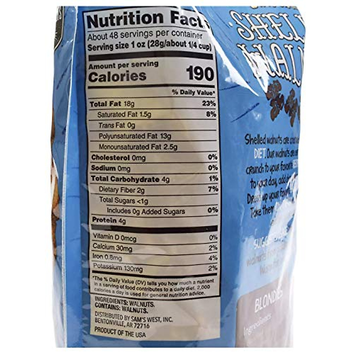 An Item Of Member's Mark Natural Shelled Walnuts (3 Lbs.) Pack Of 1 - Bulk Disc