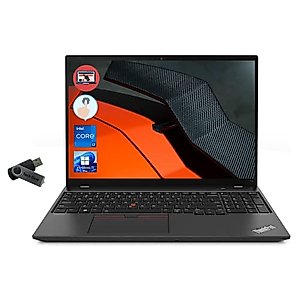 Lenovo ThinkPad T16 Business Laptop, 16" WUXGA (1920x1200) IPS Touchscreen, Core i7-1260P, Windows 11 Pro, 32GB RAM 1TB SSD, Wi-Fi 6, Thunderbolt 4, RJ45, Fingerprint Reader, Backlit Keyboard, TD USB