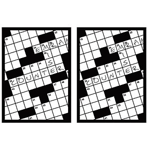 100 Legion Supplies Crossword Deck Protector Sleeves