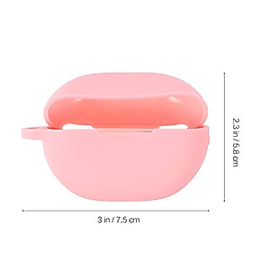 Gatuida ser of 2 Silicone Earbuds Case small earphone case Earphone Case cover for earphone Clear Earphone