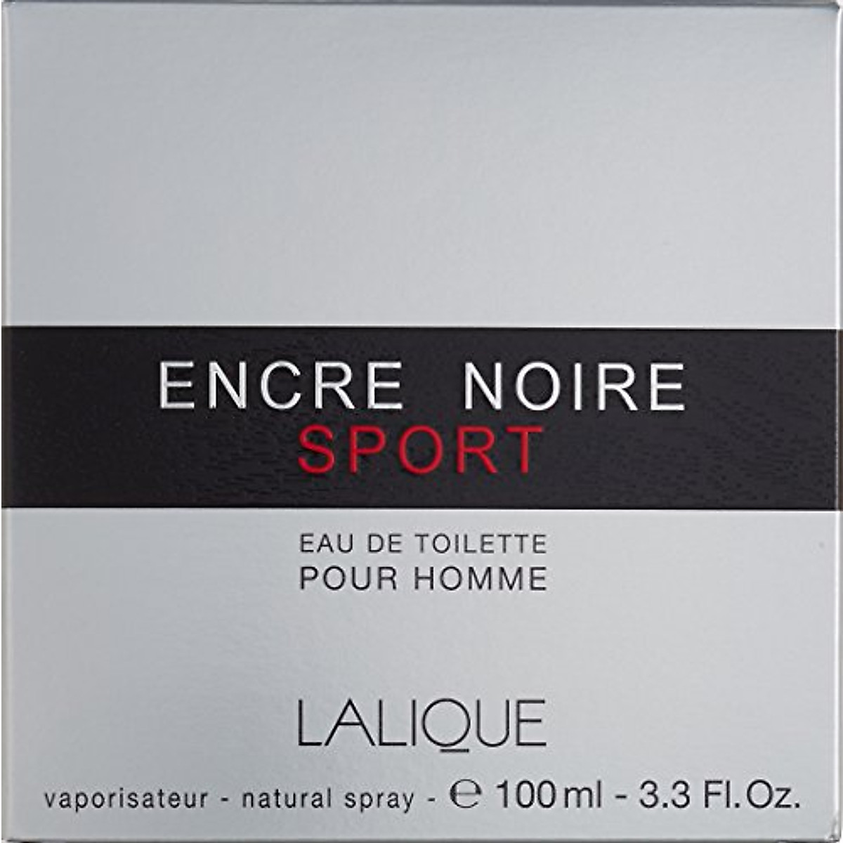 Encre Noire Sport Lalique EDT Spray 3.3 oz Men