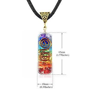 7 Chakra Crystals Healing Bracelet Necklace Stone Tree of Life Pendant positive Energy Yoga Spiritual Natural Gemstone Jewelry Set