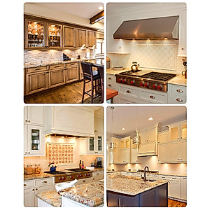 Flaspar G8 Halogen Light Bulbs, 20W G8 Bi-Pin Base Halogen Bulb, 120V Dimmable T4 JCD Type G8 Base for Microwave Hood Light Bulb, Warm White Under Cabinet Puck Lights Replacements, Xenon Bulb, 6 Pack