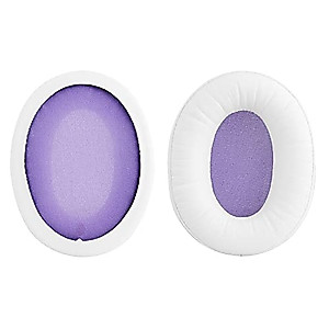 Geekria QuickFit Replacement Ear Pads for HyperX Cloud Alpha, Alpha S, Alpha Limited Edition Gaming Headphones Ear Cushions, Headset Earpads, Ear Cups Cover Repair Parts (White)