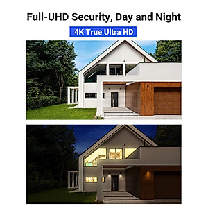 ANNKE AC800 4K Security Camera Outdoor, Surveillance IP PoE Camera with Human/Vehicle Detection, Strobe & Spotlight Alarms, Two-Way Audio, 130 ft Night Vision, Support Up to 256GB MicroSD Card