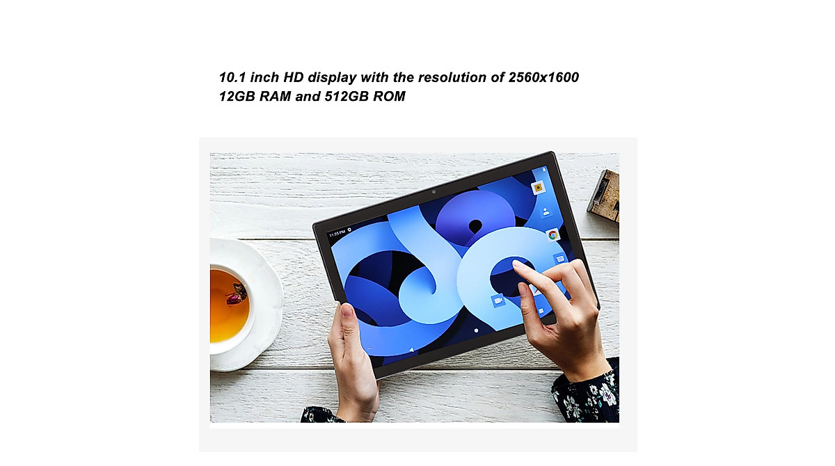 EBTOOLS 10.1 Inch Tablet with 2560x1600 HD Display