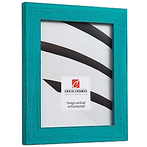 Craig Frames Jasper Picture Frame, 11 x 14 Inch, Country French Teal