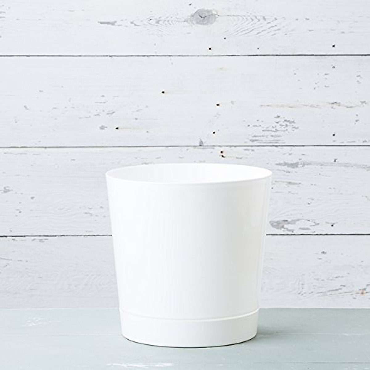 Novelty Majestic Full Depth Cylinder Pot, Glossy White, 14-Inch (10142)