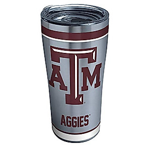 Tervis Triple Walled Texas A&M University Aggies Insulated Tumbler Cup Keeps Drinks Cold & Hot, 20oz - Stainless Steel, Tradition